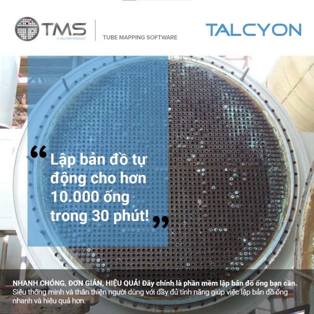Phần mềm Talcyon Tube Sheet Mapping – VISCO NDT